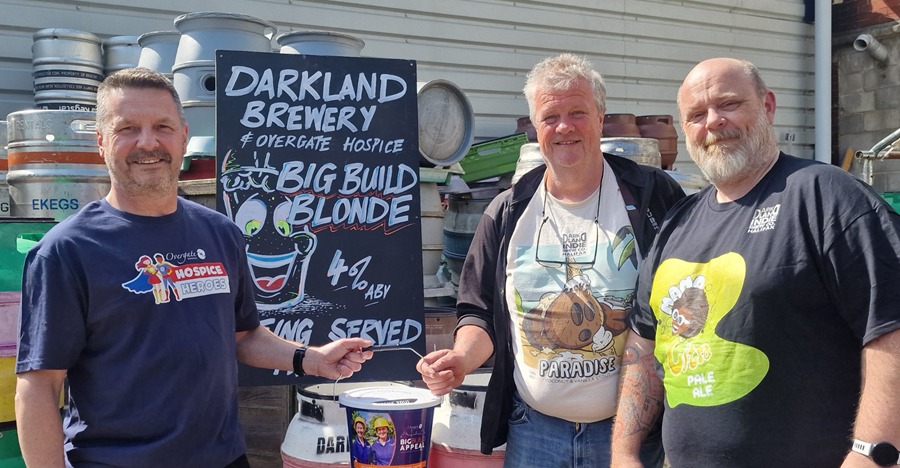 Local Brewery Joins Overgate Hospice to Launch Big Build Blonde Beer ...