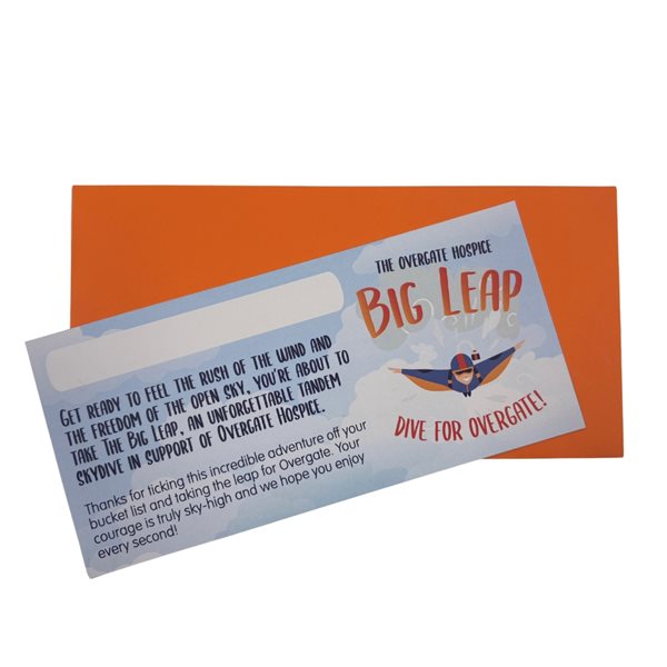 The Big Leap Voucher - Overgate Hospice