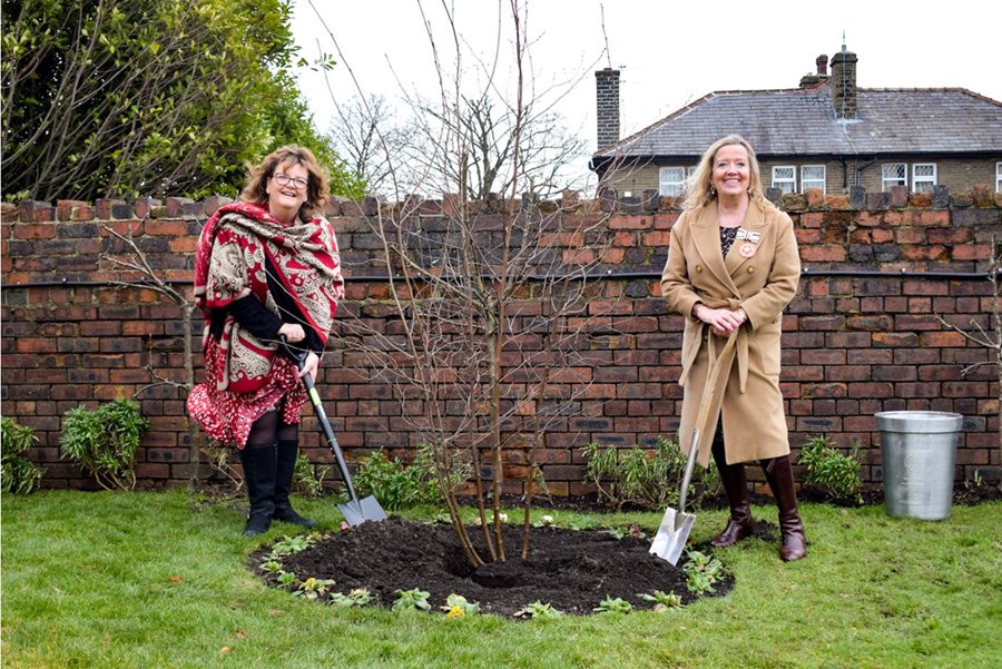 A planting ceremony to celebrate and mark the honour of a prestigious ...